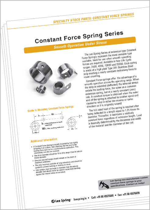 Request a Free Catalog | Lee Spring